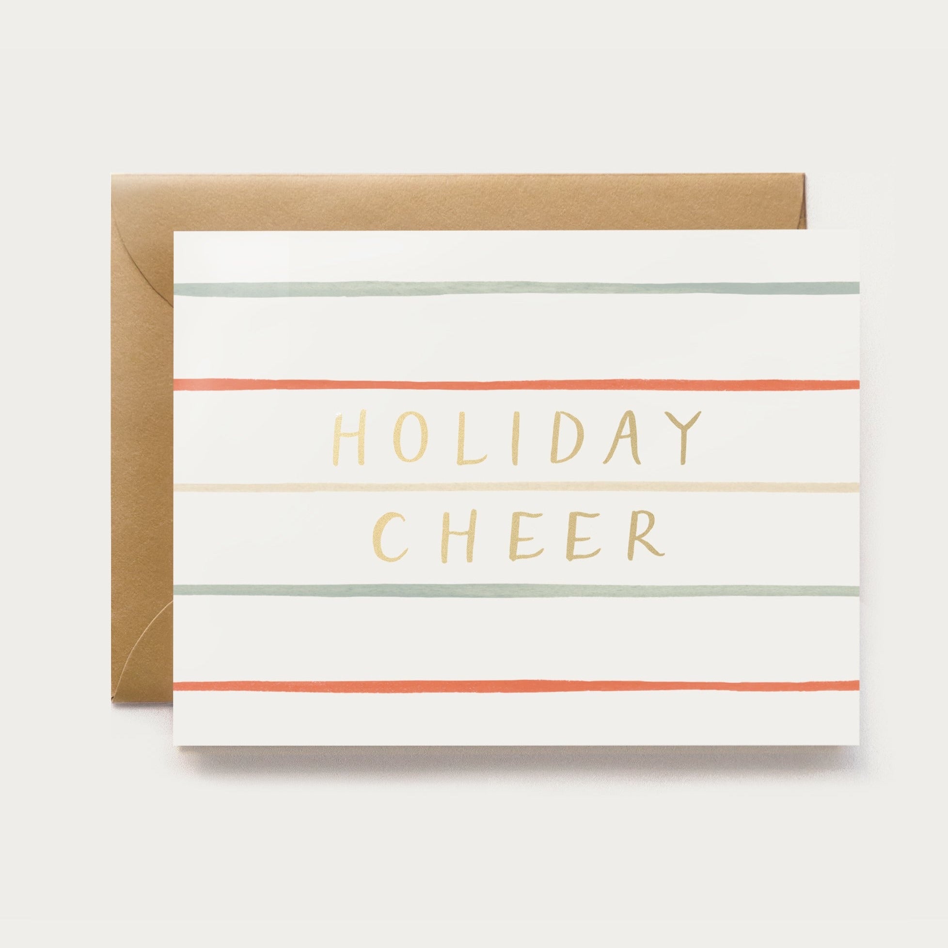 Modern Garland Holiday Cheer Card – Sidebloom Shop