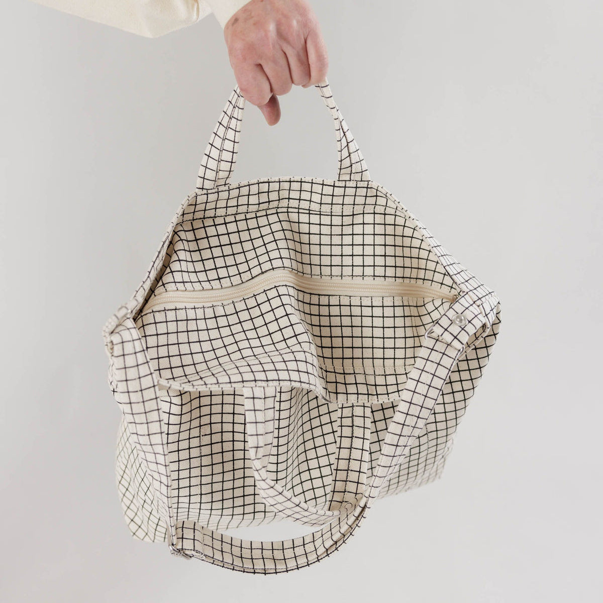 Horizontal Duck Bag - Grid – Sidebloom Shop