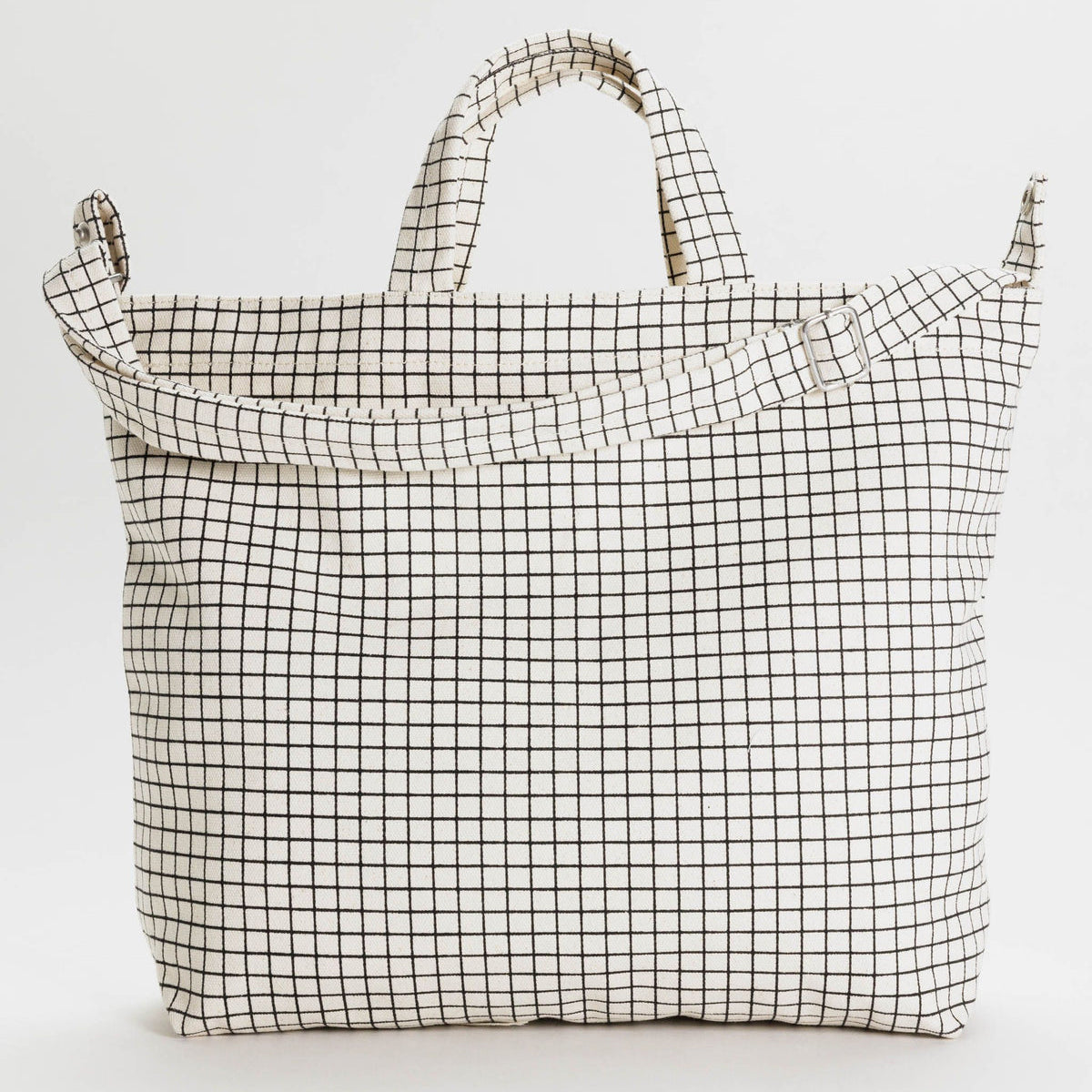 Horizontal Duck Bag - Grid – Sidebloom Shop