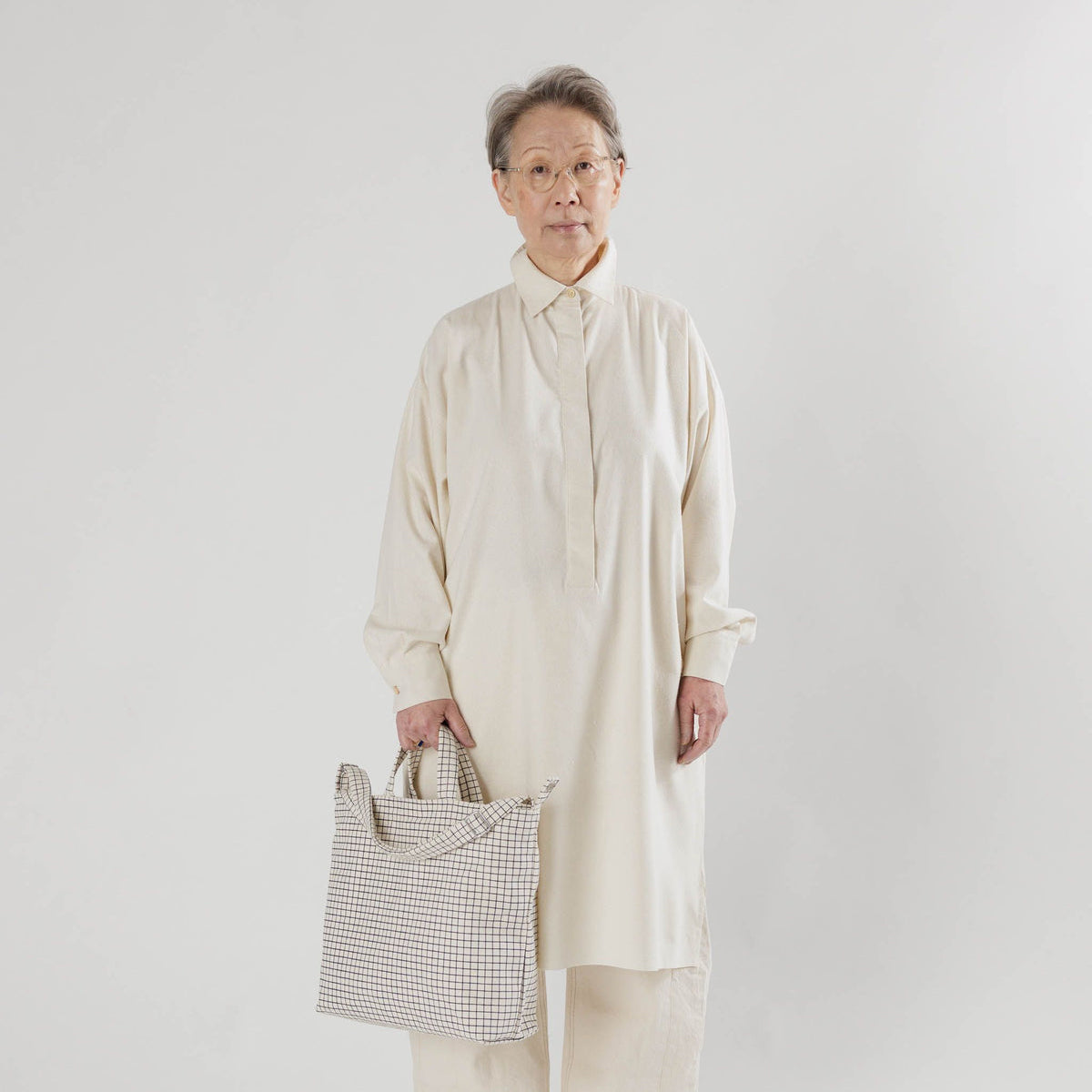 Horizontal Duck Bag - Grid – Sidebloom Shop